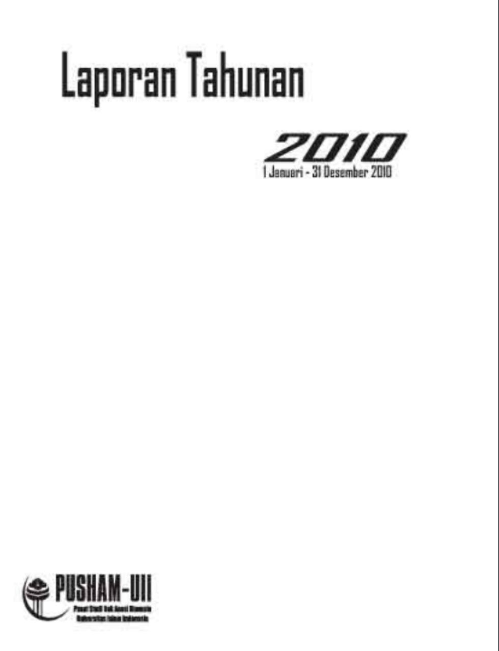 Laporan Tahunan – Pusat Studi Hak Asasi Manusia